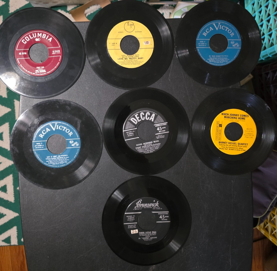 Lot of 16 50s/60s Jazz 45s / 7" Singles, Various Artists & Labels | eBay