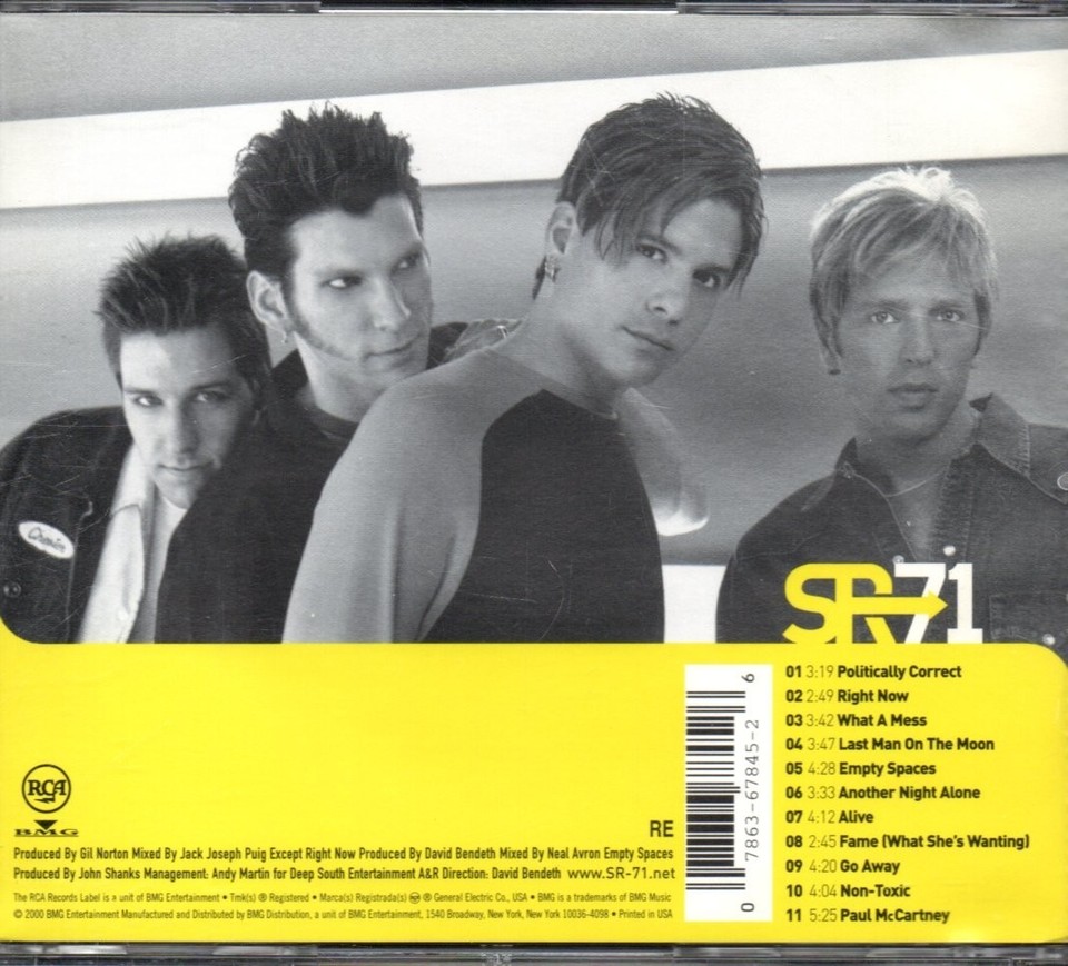 SR-71 - Now You See Inside - CD Album *SR71* | eBay