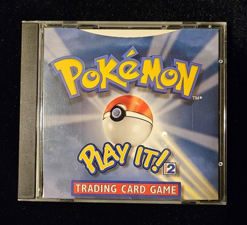 POKEMON Play It! Version 2 Trading Card Game PC CD-ROM (Nintendo 2000 ...