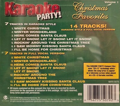 CHRISTMAS MADACY KARAOKE CDG | eBay