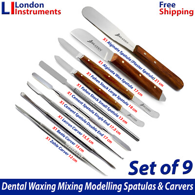 Dental Laboratory Tools For Wax Carving Modelling Sculpting Mixing ...