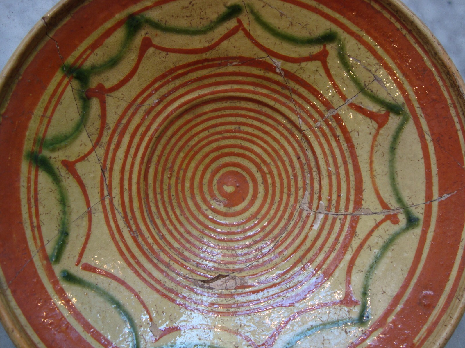 nice 17/ century slipware/slibware eartherware /dish /plate weser (1580 ...