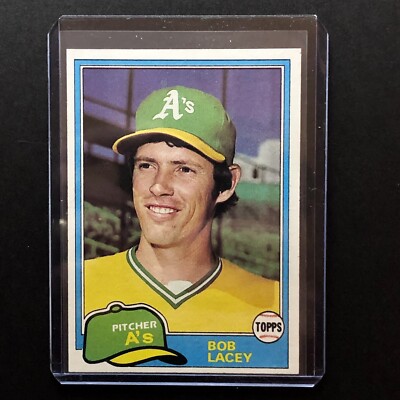1981 Topps #481 Bob Lacey Athletics | eBay