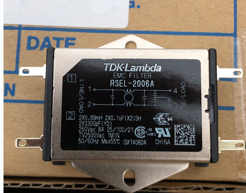 1pcs NEW TDK-Lambda Power Line Filter 250VAC 6A RSEL-2006A | eBay
