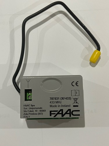 FAAC XF 433 433MHz Receiver for Control Boards with OMNIDEC E045 E145 E024S 391E | eBay Australia