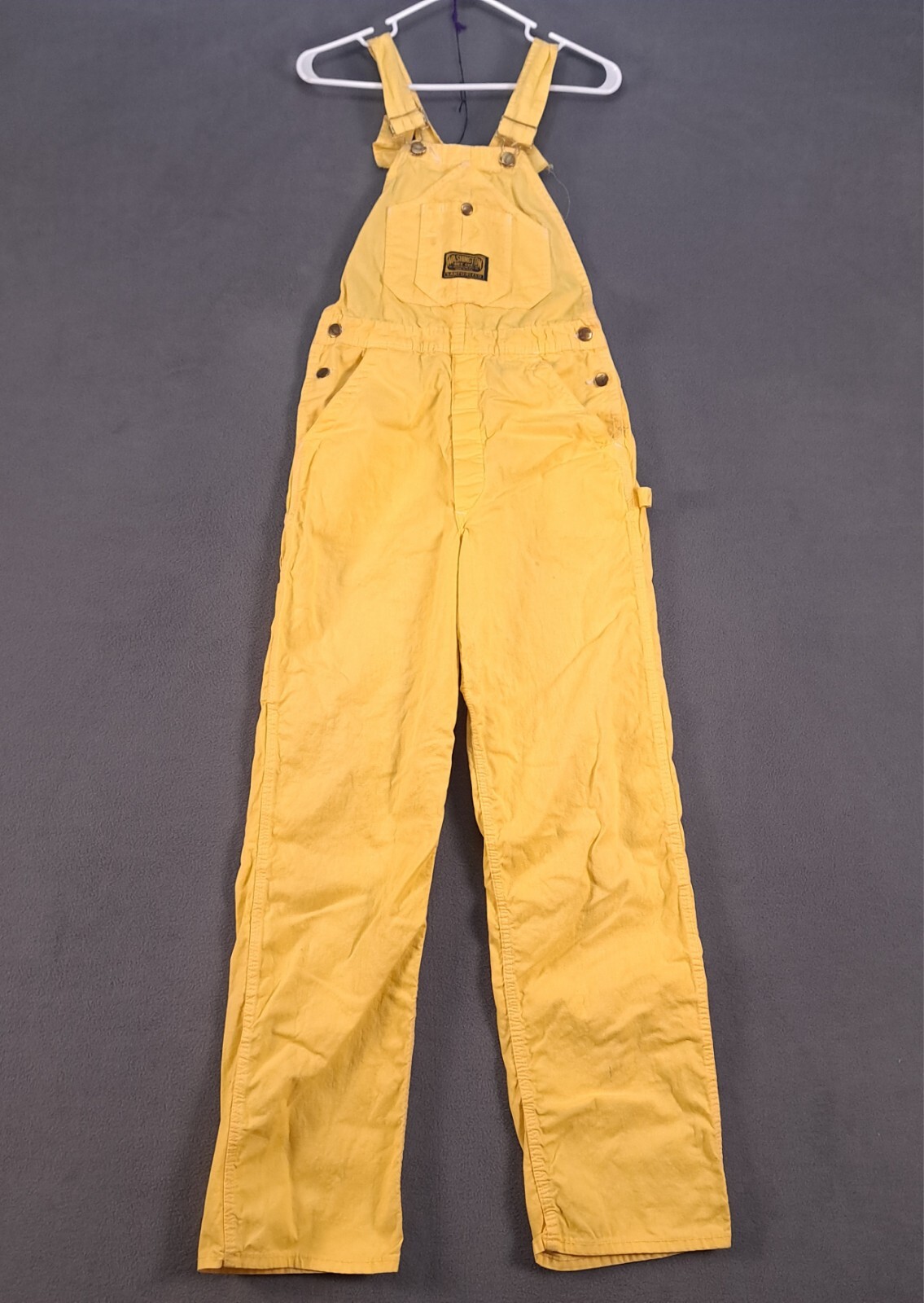 Vintage Washington Dee Cee Overalls Mens 26x31 Yellow… - Gem