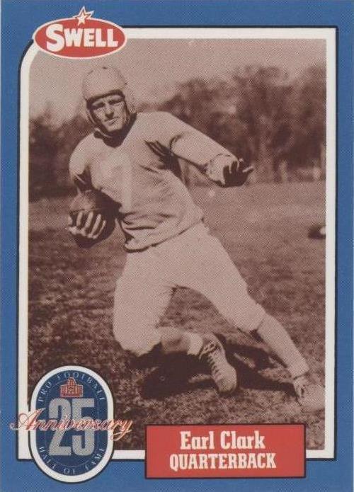 1988 Swell Football Greats Hall of Fame - Dutch Clark #29 (RC) for sale ...