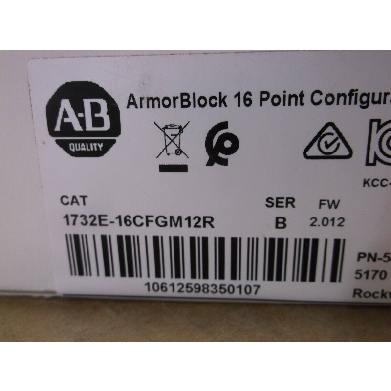 1732E-16CFGM12R Allen Bradley NEW In Box PLC 16 Pt Configurable ...