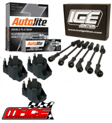 MACE STANDARD IGNITION SERVICE KIT FOR HOLDEN STATESMAN WK ECOTEC L36 3 ...
