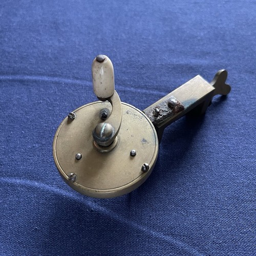 Scarce 19th Century Brass Gut Twisting Engine Fishing Reel - brass ...