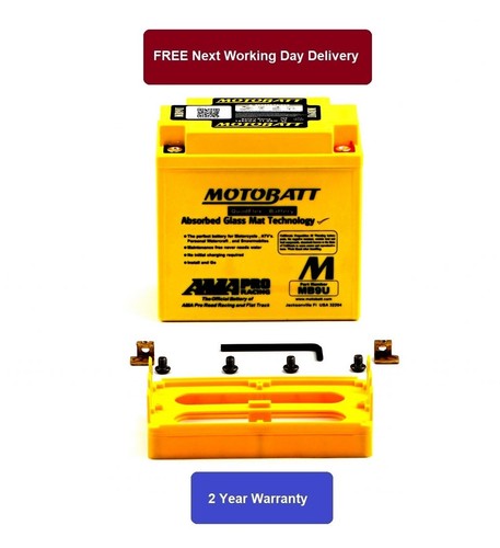 Battery (Motobatt) for 1984 Yamaha SR 400 (Front Disc & Rear Drum) (34F ...