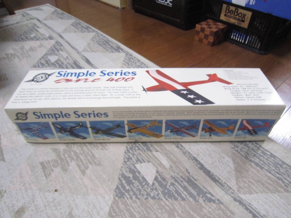 ACE Hobby Radio Control Balsa Kit Airplane Simple Speed 400 W/BOX F/S ...