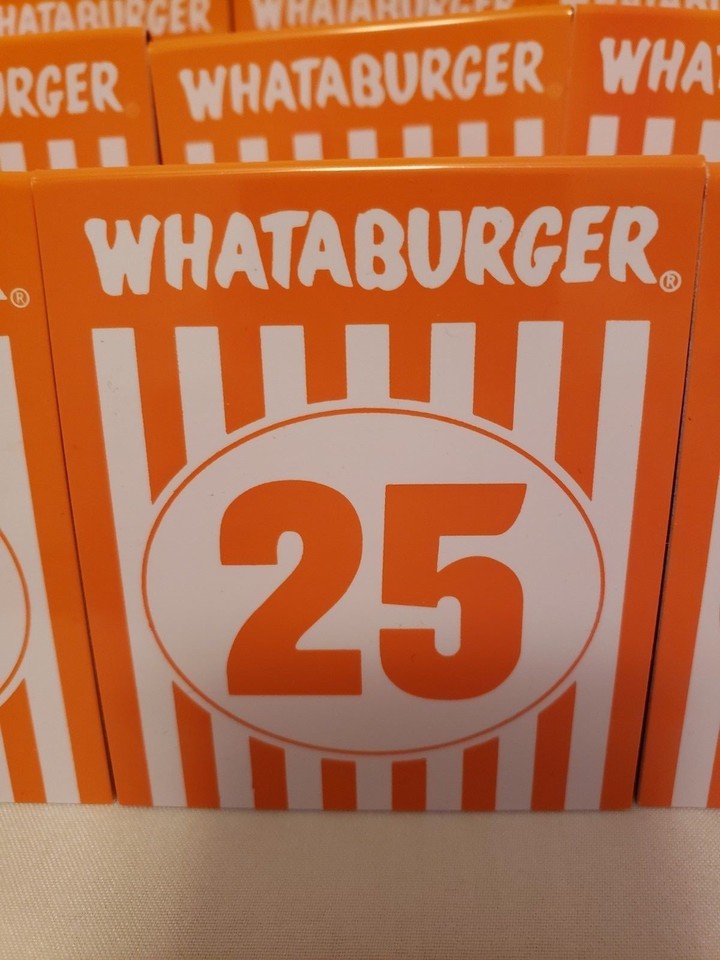 Individual WHATABURGER Restaurant Table Tent Numbers - Modern Glossy | eBay