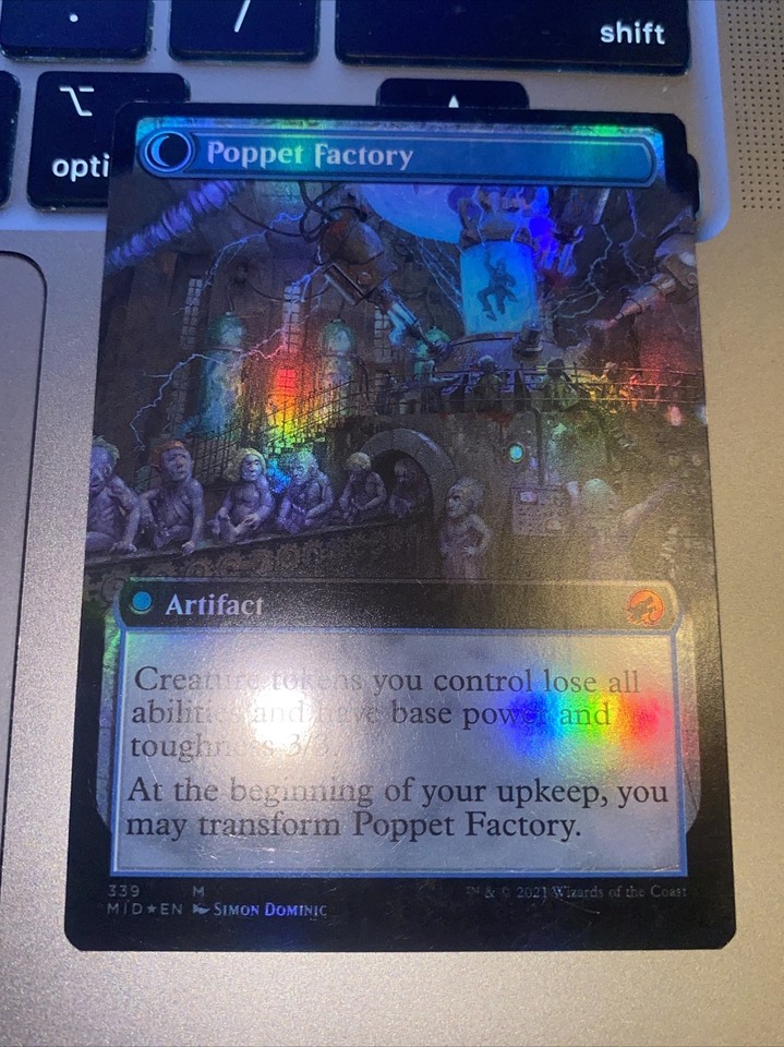 Poppet Stitcher Foil Extended Art X1 Mtg Innistrad Midnight Hunt Nm | eBay