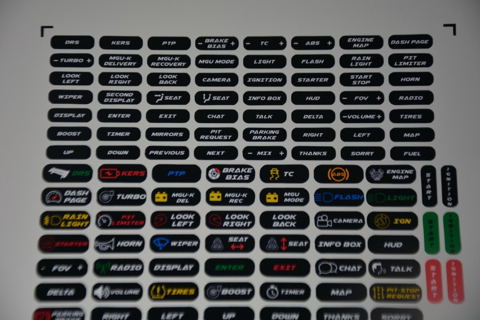 Button Box Stickers / Decals / Labels | eBay