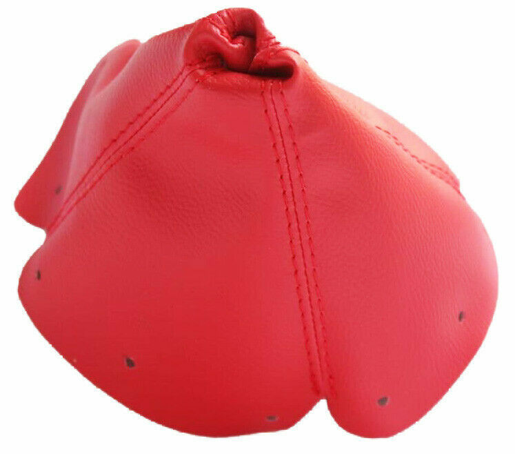 Real Leather Red Manual Shift Boot For 99-05 Mazda Miata MX5 | eBay