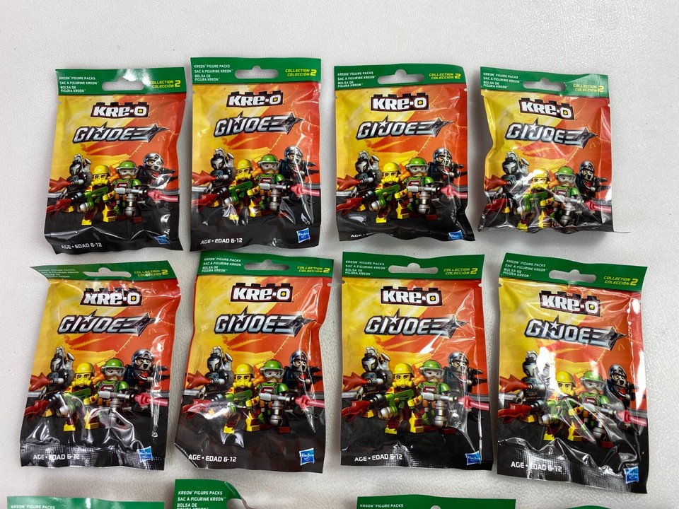 GI Joe Kre-O Collection 2 Lot Of 12 Cobra Eel Mini Figures Sealed Bags ...
