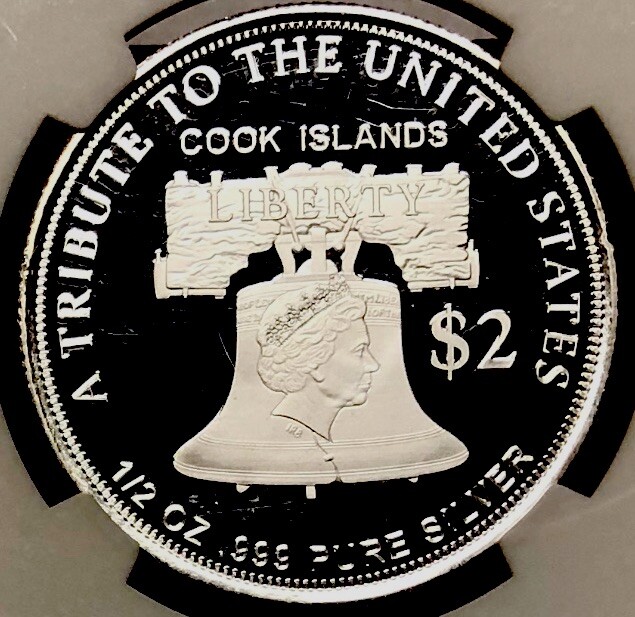 2020 COOK ISLANDS AMERICAN DOUBLE EAGLE Silver $2 NGC PF 70💥FLAWLESS ...