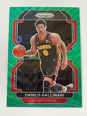 2021-22 Prizm Basketball Green Wave Prizm - Danilo Gallinari - Atlanta ...