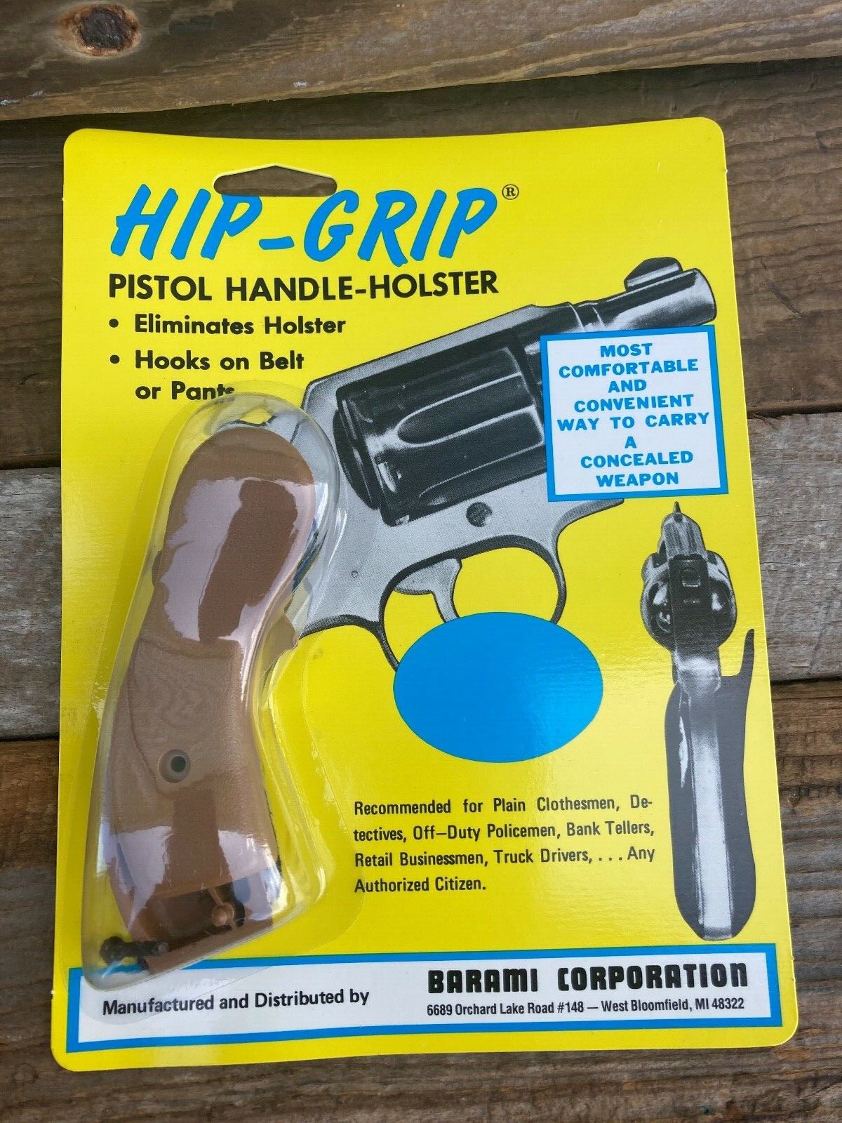 Vintage Old School Barami Hip Grip Pistol Grip Set Screw For Taurus 85 ...