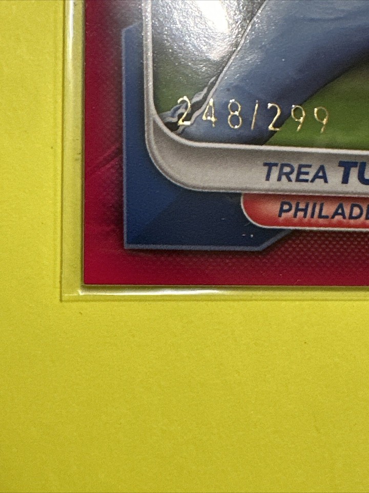 TREA TURNER 2024 BOWMAN PAPER 248/299 Phillies #4 | eBay