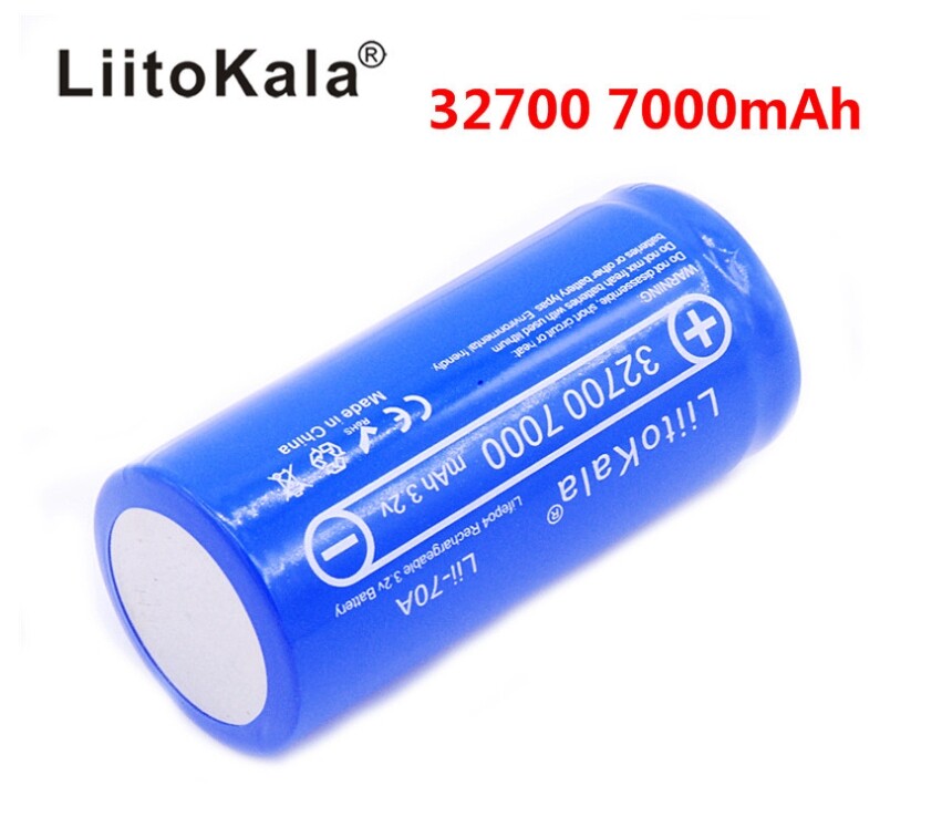 3.2v 7000mAh LiFePO4 Rechargeable Battery Lii-70A 32700 Backup Power ...