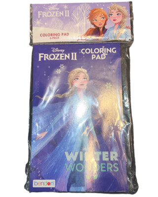 Bendon Publishing Disney Frozen II 6 Pack Coloring Pad 2020 | eBay