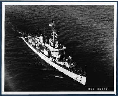 USS NEW DD-818 Destroyer 8 x 10 Official USN Photo | eBay