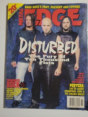 Metal Edge Magazine 20Th Anniversary November 2005 Disturbed | eBay