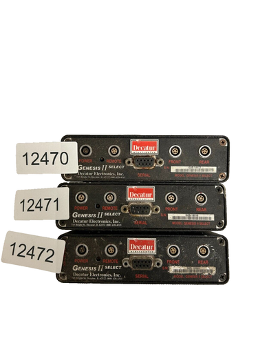 Decatur Electronics G2S-18516 Select Police Radar | eBay