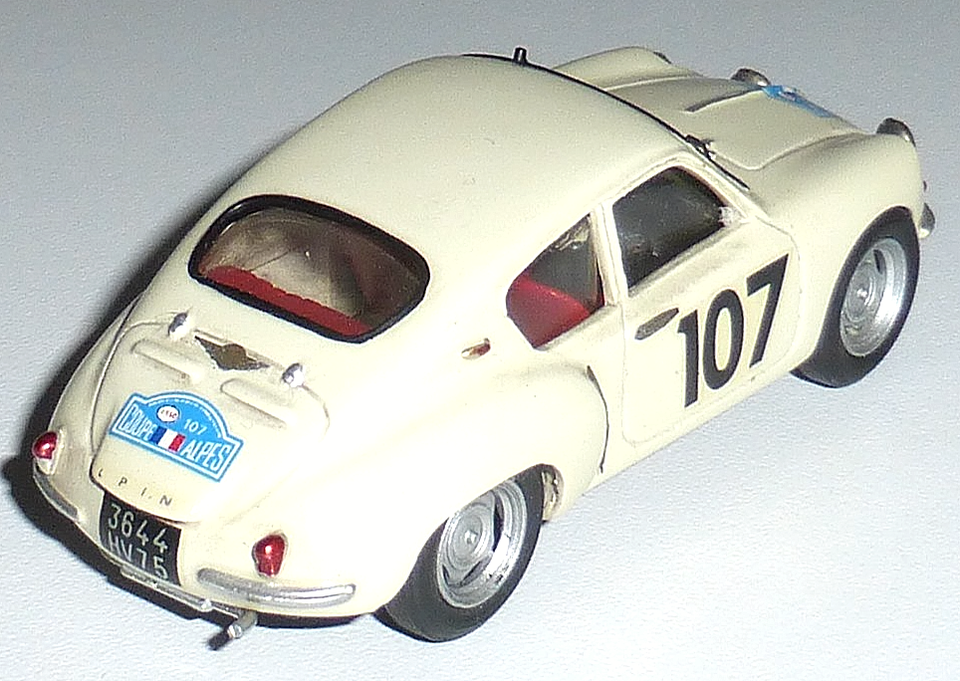 RARE Kit JIELGE Voiture ALPINE A 108 COUPE DES ALPES 1961 1/43 Model ...