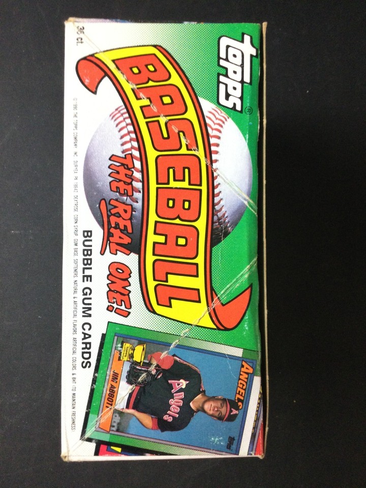 1990 Topps Baseball Unopened Box with 36 Packs from fresh case NO ...