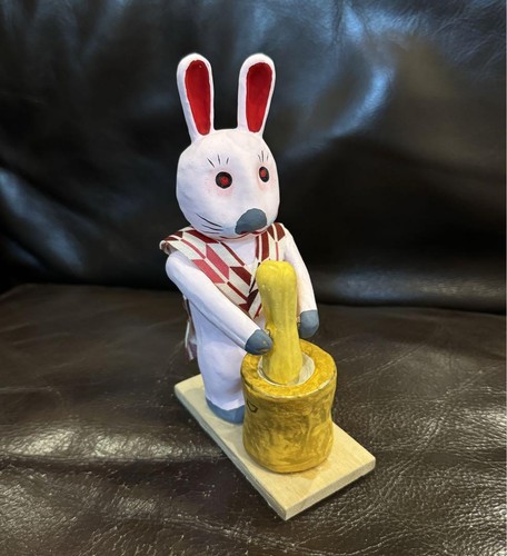 Nagato Parimaki, Rabbit with Pestle, Mochi, Karakuri, Folk Crafts ...