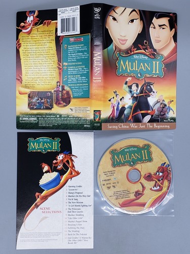 Mulan II (DVD, 2005) No Case No Tracking 786936231403 | eBay