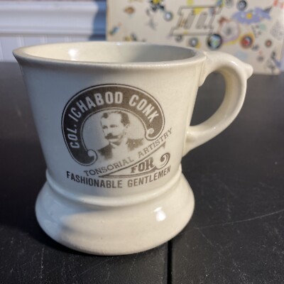 Shaving Mug Colonel Ichabod Conk Tonsorial Artistry For Fashionable ...
