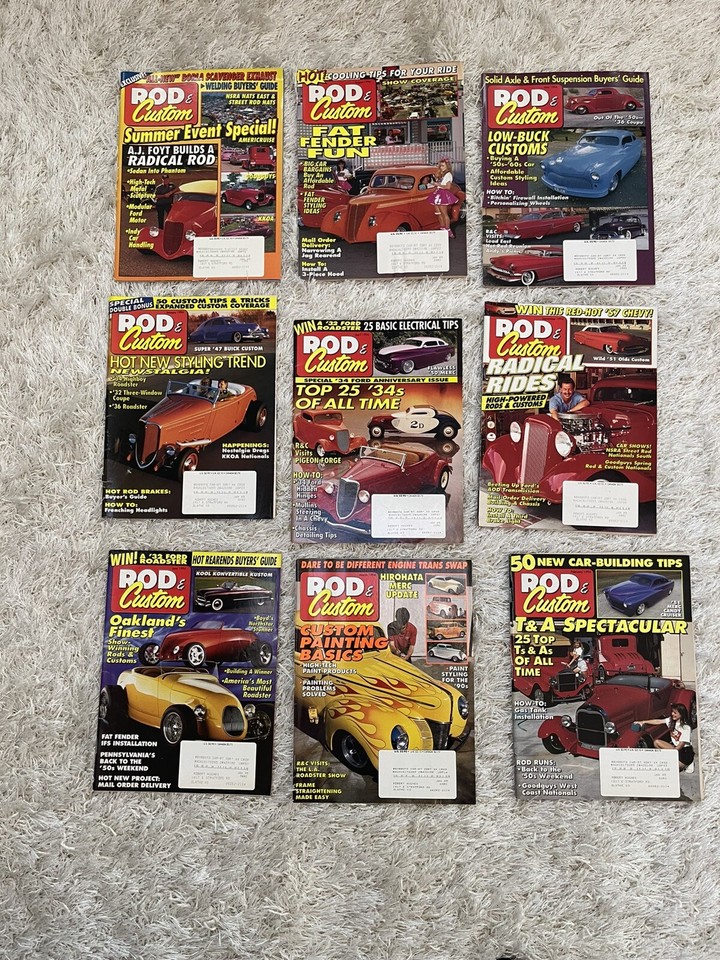 Lot 28 Rod & Custom Hot Rod Magazines Early To Mid 90’s | eBay