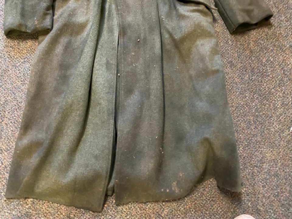 WWII GERMAN M42 1942 INFANTRY EM NCO COMBAT FIELD OVERCOAT GREATCOAT ...