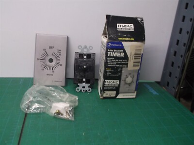 Intermatic FF60MC Gray 60-Min Countdown Timer, Energy Saving Wall Mount ...