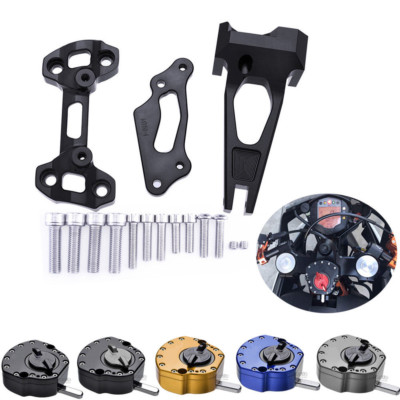CNC Steering Stabilizer Damper Bracket For Yamaha MT-09/MT-09 Street ...