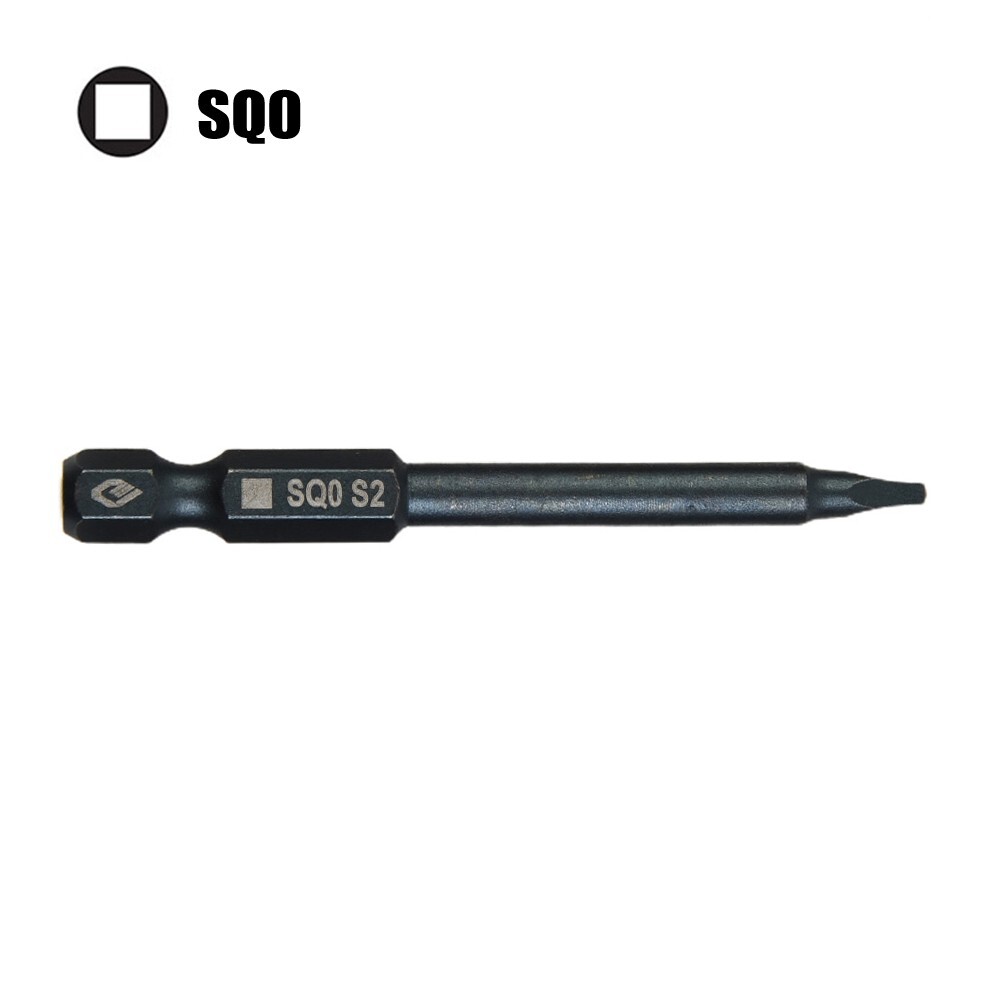 Heat Treated Steel SQ0 SQ1 SQ2 Square Head Screwdriver Bits Set Hex ...