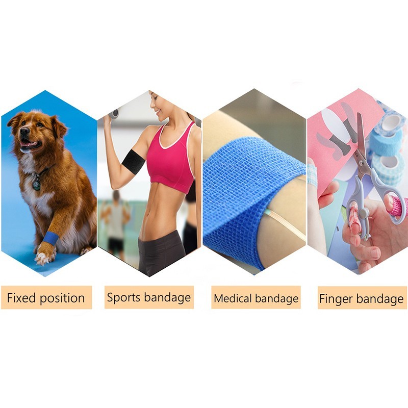 15 Roll Self Adherent Cohesive Wrap Bandages 2' Sports Athletic First ...