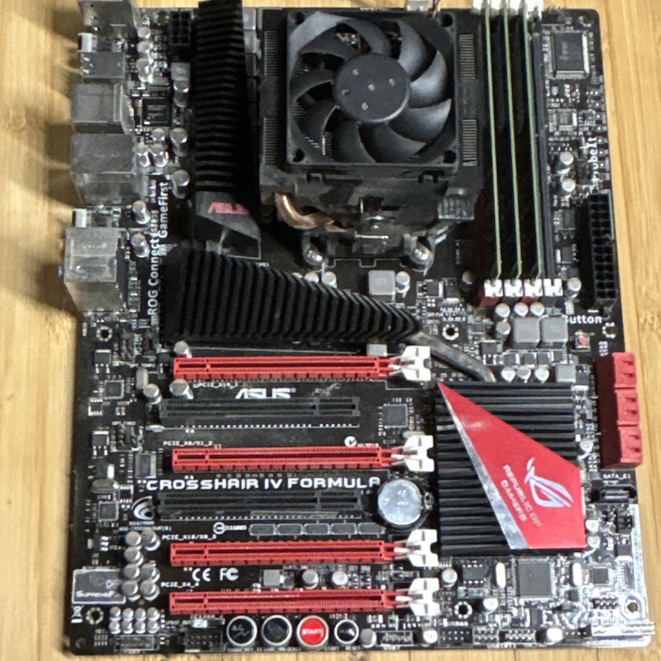 ASUS Crosshair IV Formula Motherboard, AMD FX-8350 CPU, RAM, I/O Shield ...
