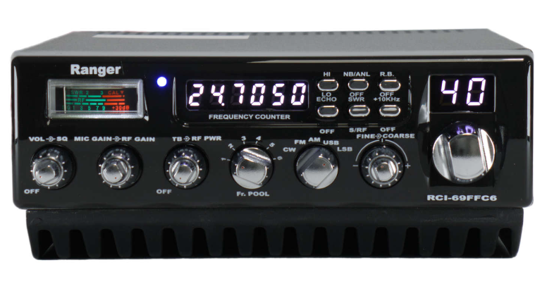 Ranger RCI-69FFC6 400+ Watts PEP Modulation SSB Very Powerful 10 Meter ...