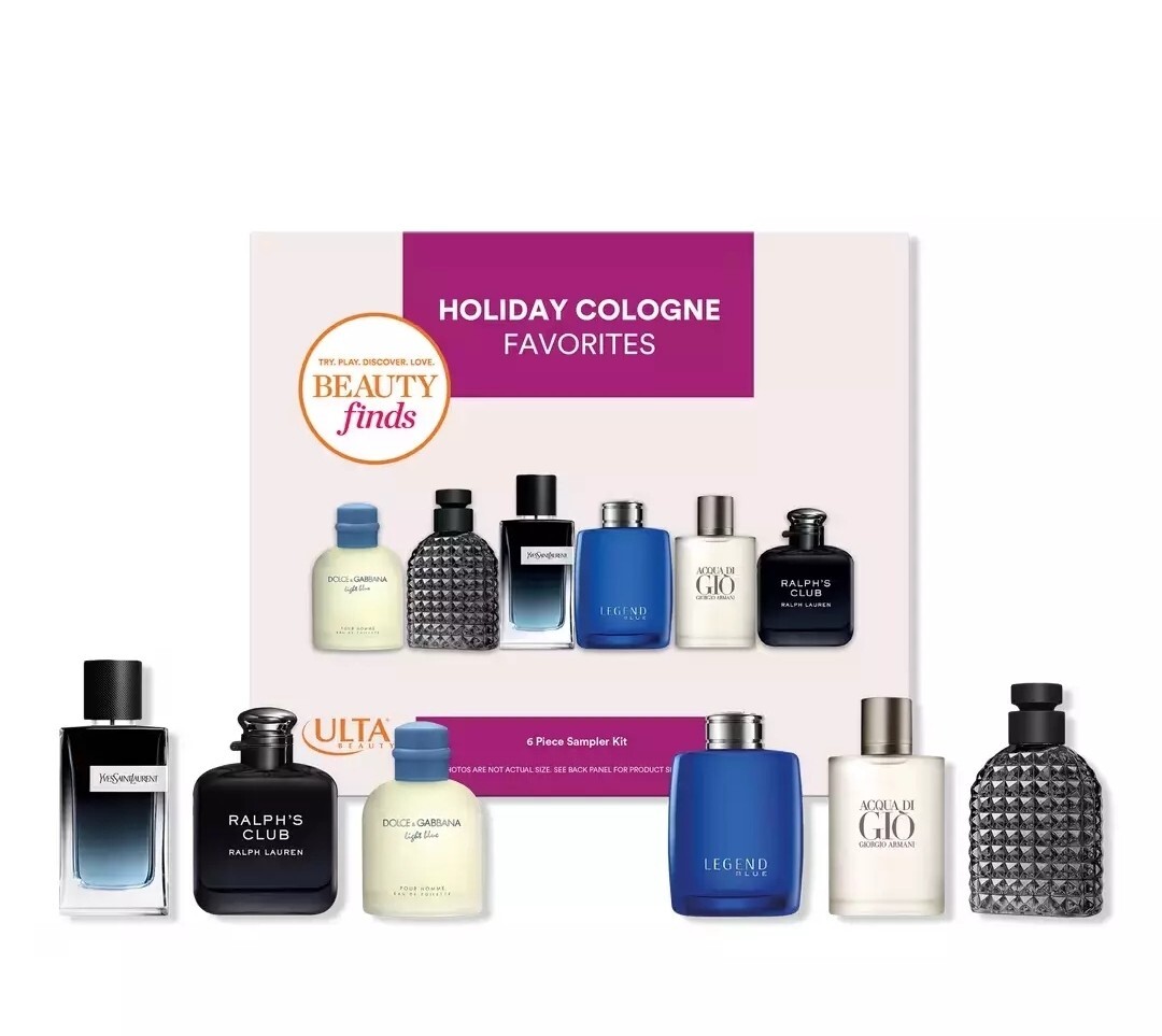 ULTA BEAUTY Finds Mens Holiday Cologne Favorites 2024 Travel Mini Gift ...