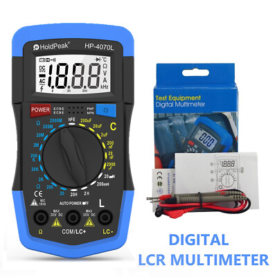 Digital Multimeter Resistance Capacitance Inductance Transistor hFE LCR ...