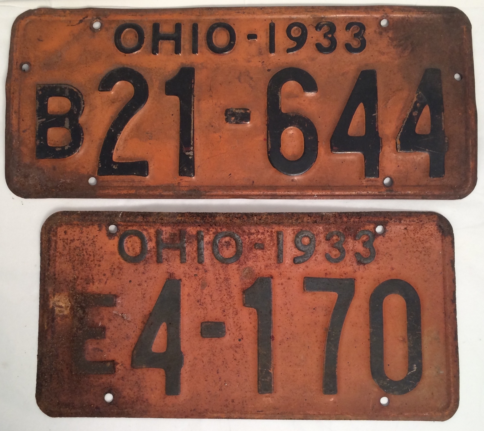 OHIO HISTORICAL LICENSE PLATE HR 53 T * UNDATED * VINTAGE * CLASSIC ...