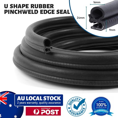 10/15M Rubber Metal Pinch Weld Seal Strip Car Door Edge U Channel ...