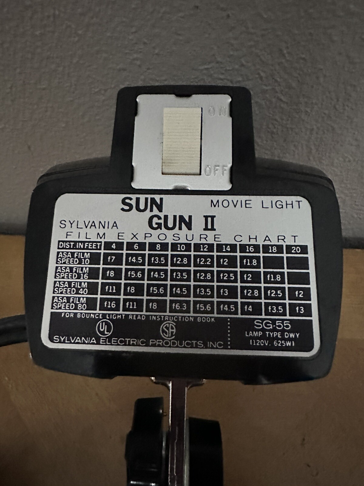 Keystone Sylvania Sun Gun II Movie Light, Vintage, Working, Original ...