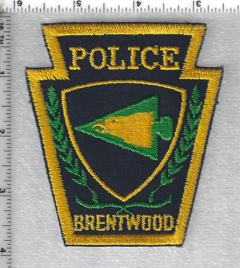Brentwood Police (Pennsylvania) Shoulder Patch | eBay