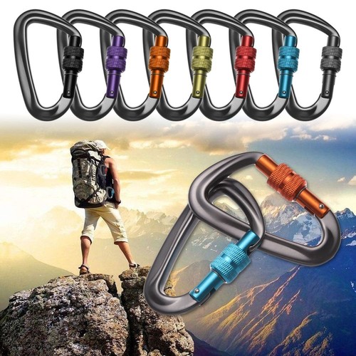 Carabiner Quickdraws Lock Security Safety Locks Professional Climbing ...